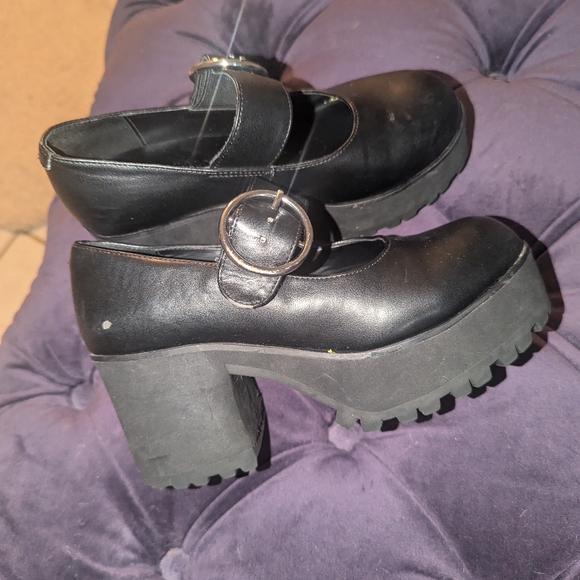 Current Mood | Shoes | Dolls Kills Current Mood Platform Goth Mary ...